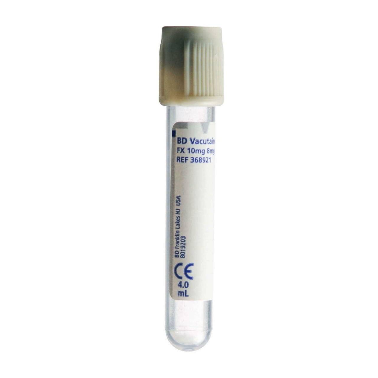 BD Vacutainer Tube Fluoride / Oxalate 4ml Grey Blood Collection Tubes ...