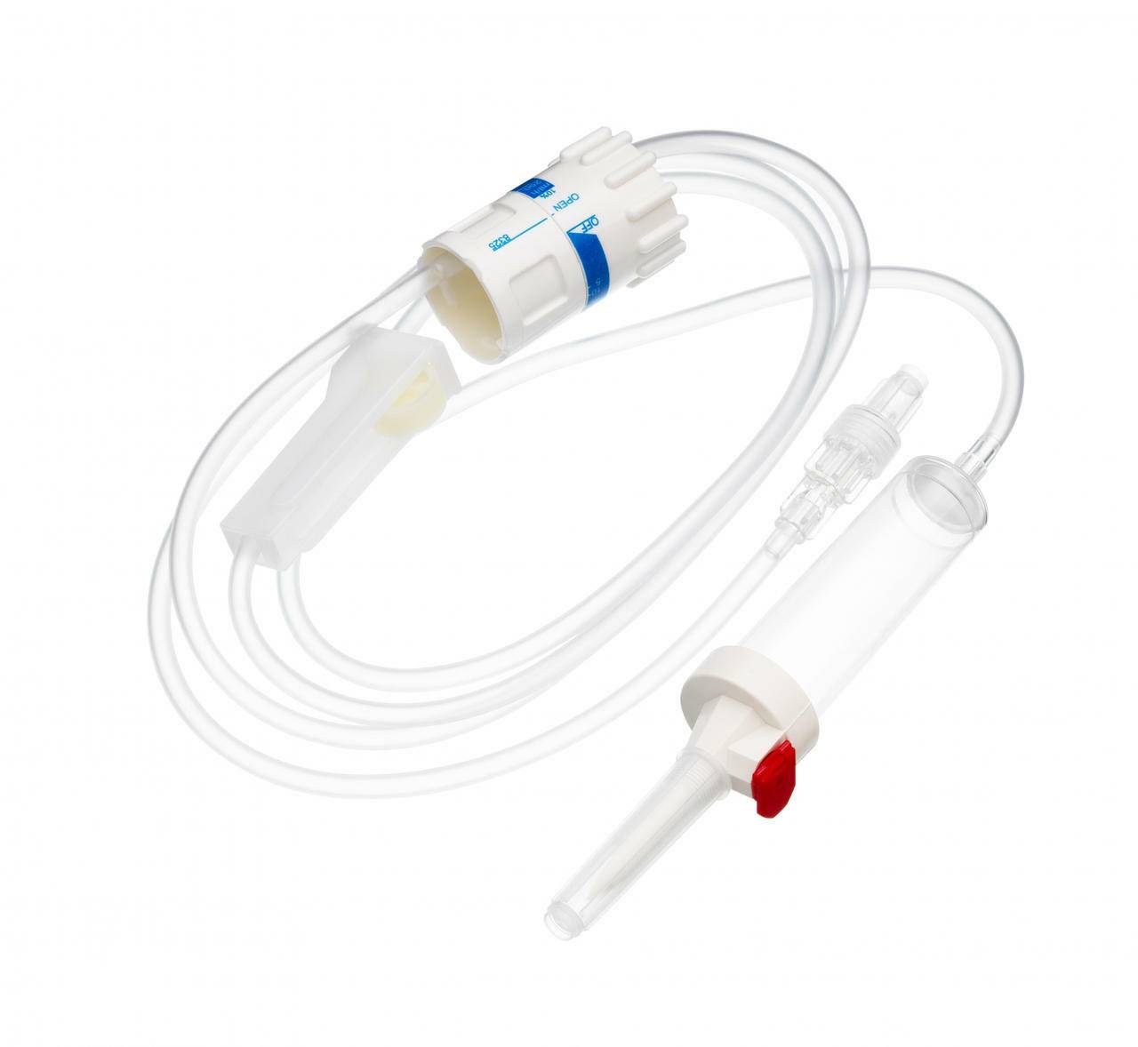BD Alaris Gravity Infusion Set with Precision Flow Controller Rotating ...