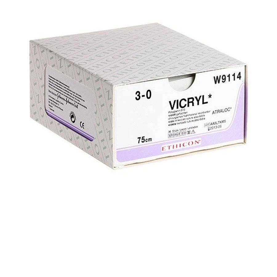 75cm Ethicon Vicryl Violet Suture | UKMEDI
